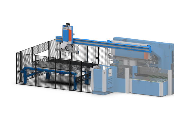 Material loading and unloading device (Compact Express) | Prima Power