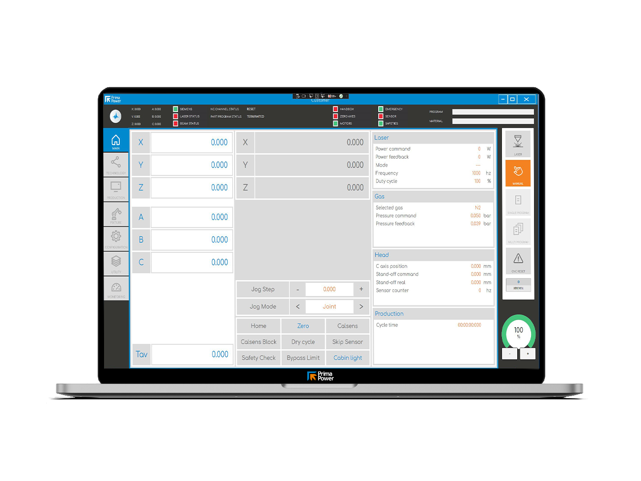 Human Machine Interface software | Prima Power
